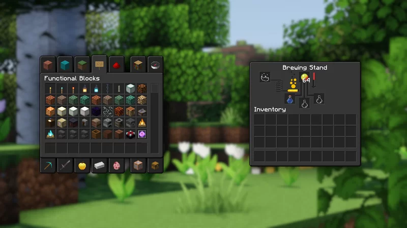 Faithful Java 64x - Dark Mode UI Minecraft Texture Pack