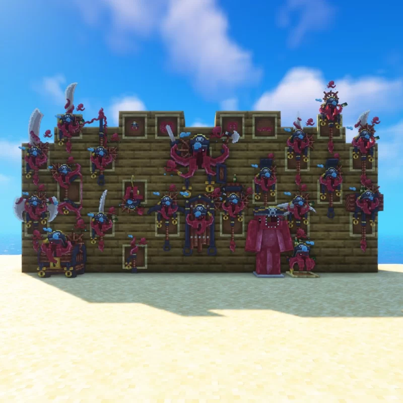 Octopus Animated Weapon Set Minecraft Texture Pack