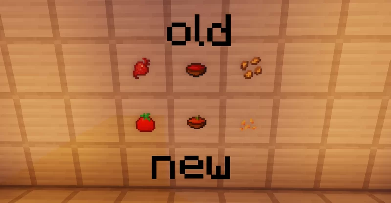 Beetroot to Tomato Minecraft Texture Pack