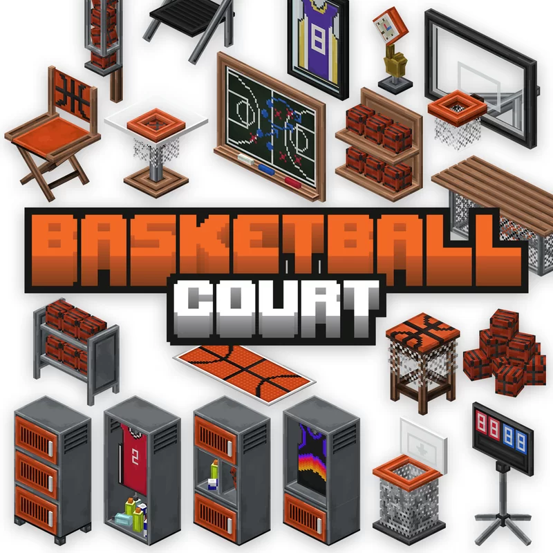Basketball Court Decoration Volume 1 Minecraft Texture Pack