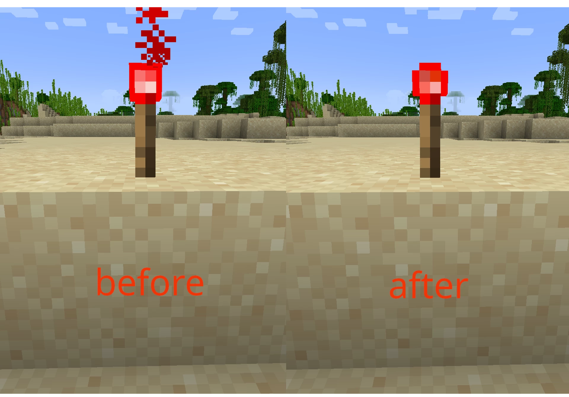 Minecraft Redstone Torch