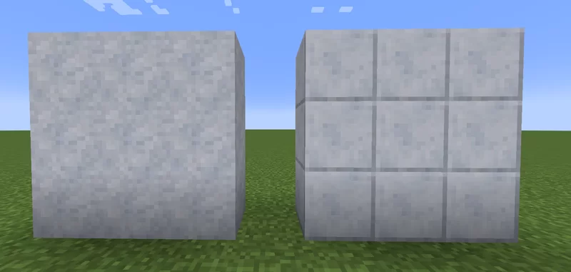 Diorite To Marble Minecraft Texture Pack