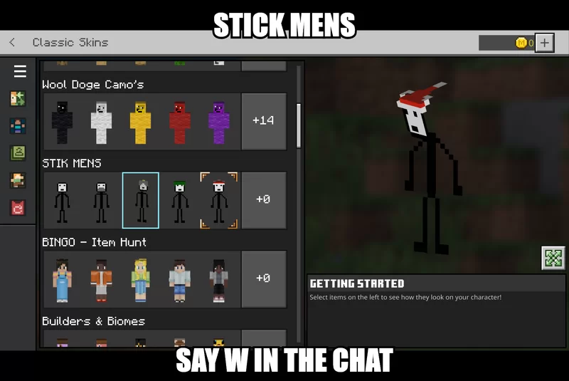 stick man skin pack Minecraft Texture Pack