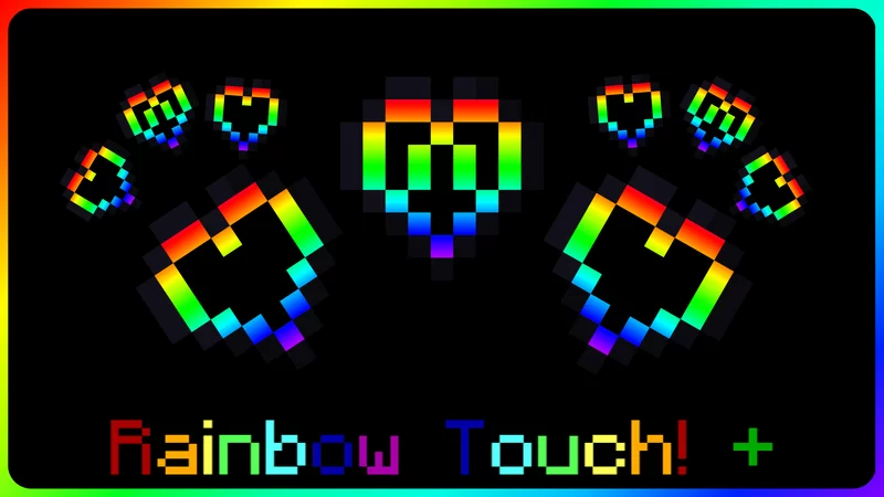 Rainbow Touch! + Minecraft Texture Pack