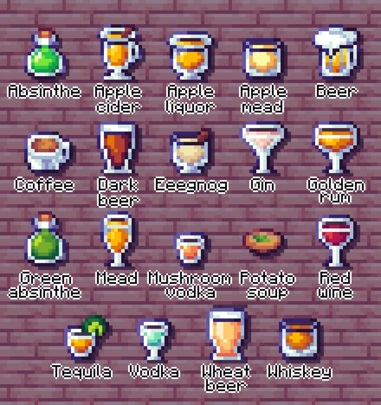 Brewery drinks Minecraft Texture Pack