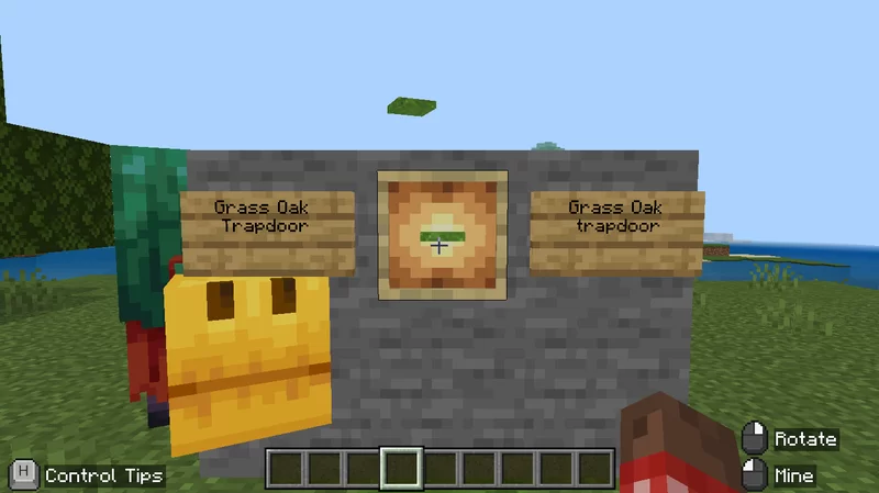 Grass Trapdoor (Oak Skin) Minecraft Texture Pack