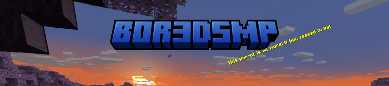 B0R3D SMP 💧︎♏︎♋︎⬧︎ ︎ ︎ 📂︎ (MC Title) Minecraft Texture Pack