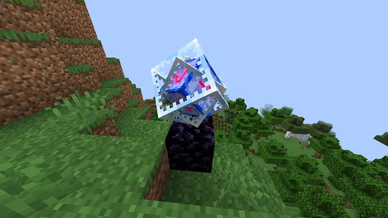 Blue end crystals entitys Minecraft Texture Pack