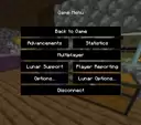 Menu UI (Dark Theme) Minecraft Texture Pack
