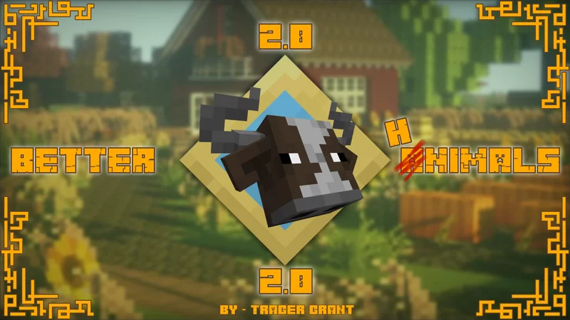 TG Better Hnimals 2.0 (animals) Minecraft Texture Pack