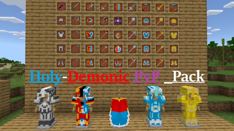 Holy-Demonic [PvP]Pack [MCPE] Minecraft Texture Pack