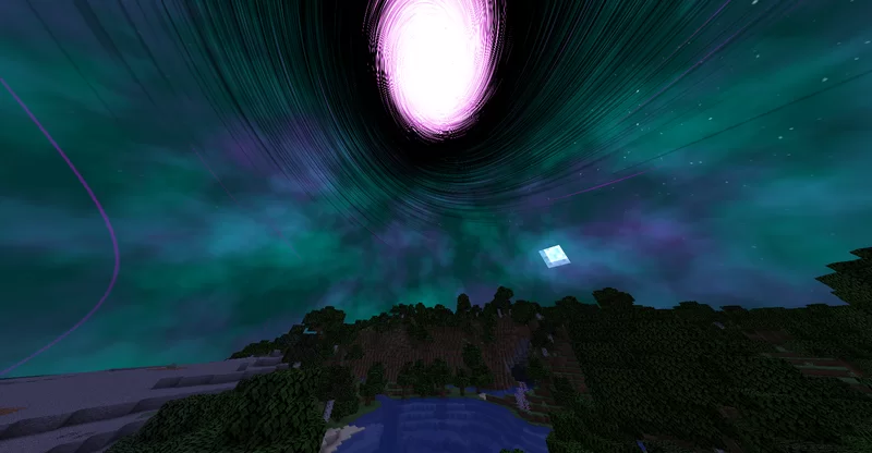 Vortex sky shader Minecraft Texture Pack