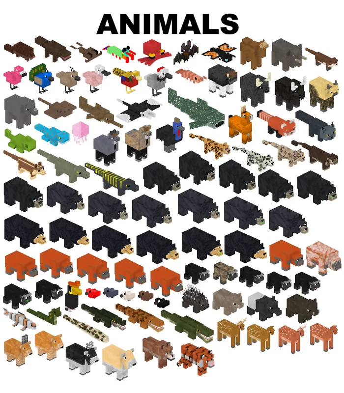 Asian Zoology Pack Minecraft Texture Pack