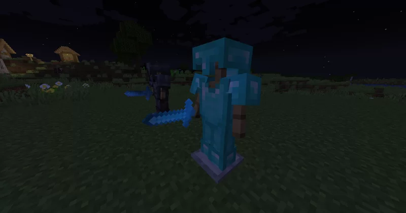 Blue Enchanted Glint Minecraft Texture Pack
