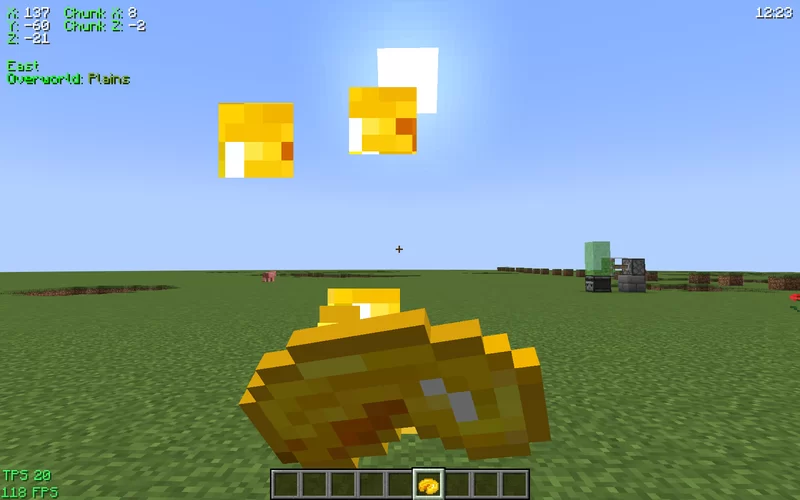 Golden Pumpkin Pie (Java and bedrock) Minecraft Texture Pack