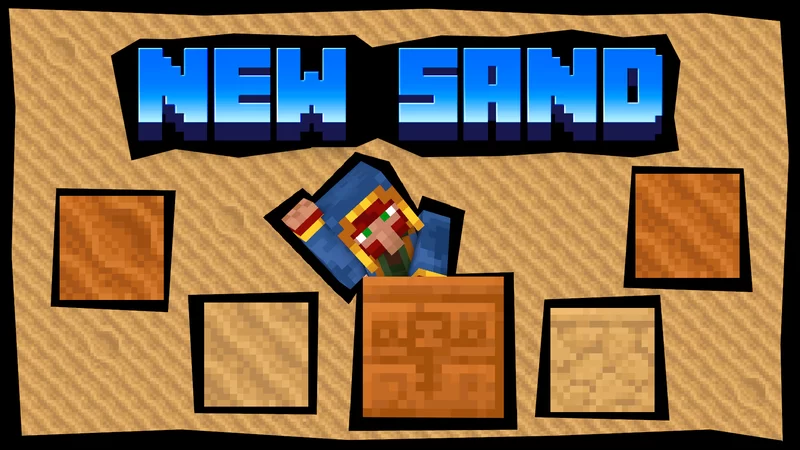 New Sand Minecraft Texture Pack