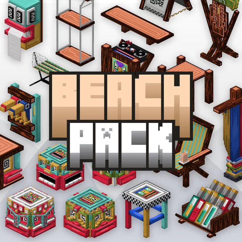 Beach Bar Decoration Volume 1 Minecraft Texture Pack