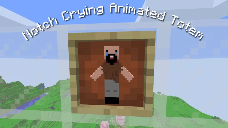 Notch Crying Animated Totem! Minecraft Texture Pack