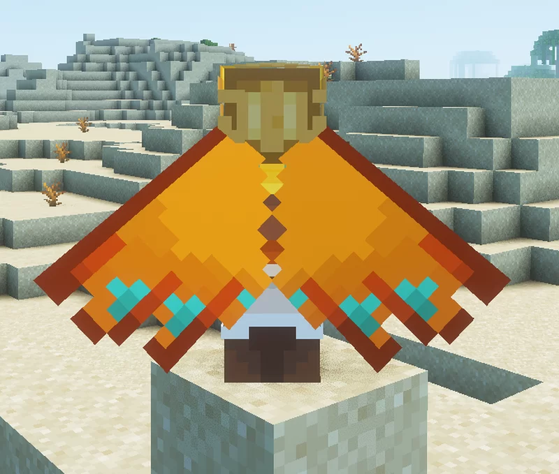 Golden Cheese Elytra Minecraft Texture Pack