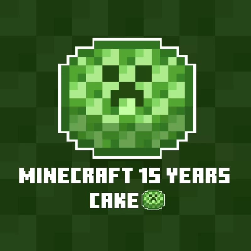 Texture pack Minecraft 15 years cake by SMinecraft🎂 Minecraft Texture Pack