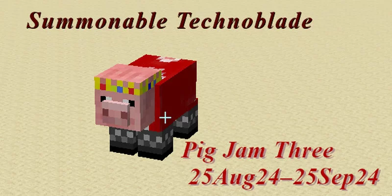 Summonable Technoblade (Porcine avatar) Minecraft Texture Pack