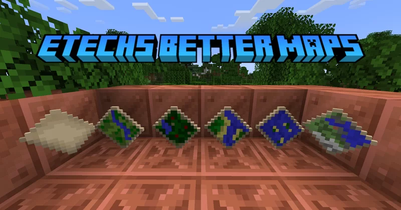 Etech's Better Maps (Java 1.21.5+) Minecraft Texture Pack