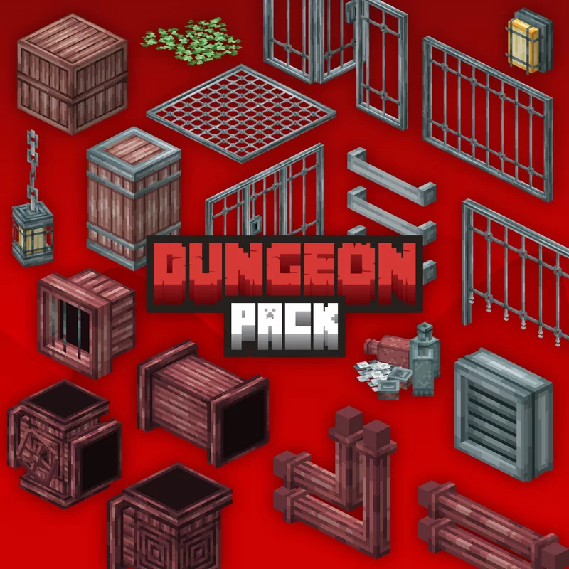 Dungeon Decoration Pack Volume 2 Minecraft Texture Pack