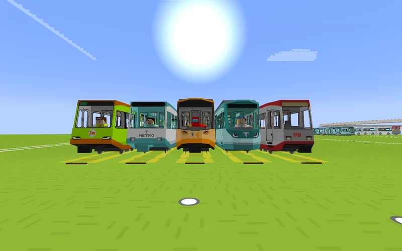 S43 Tec-LRT Reskin Pack (for MTR Mod) V1 Minecraft Texture Pack