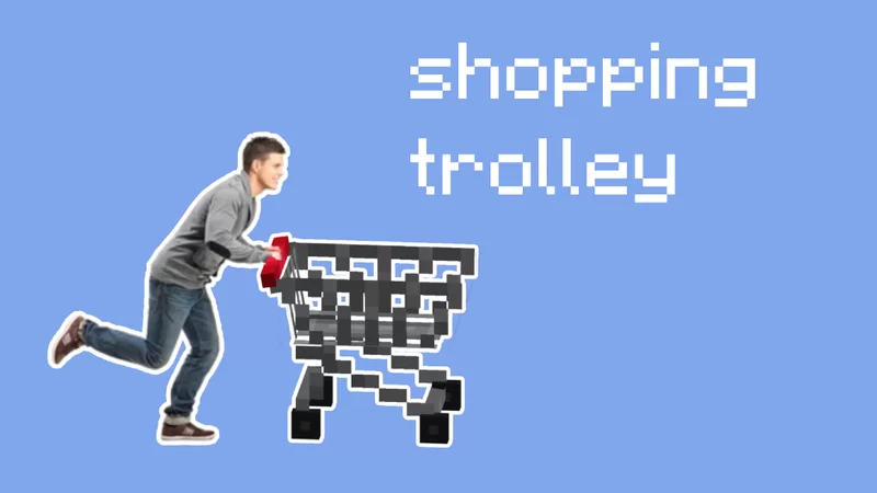 shopping trolley. [OPTIFINE] Minecraft Texture Pack