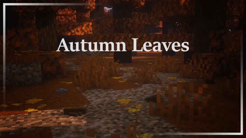 Autumn Leaves Minecraft Texture Pack