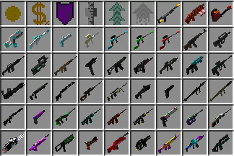 3D GUN SUPER-PAINTBALL Minecraft Texture Pack