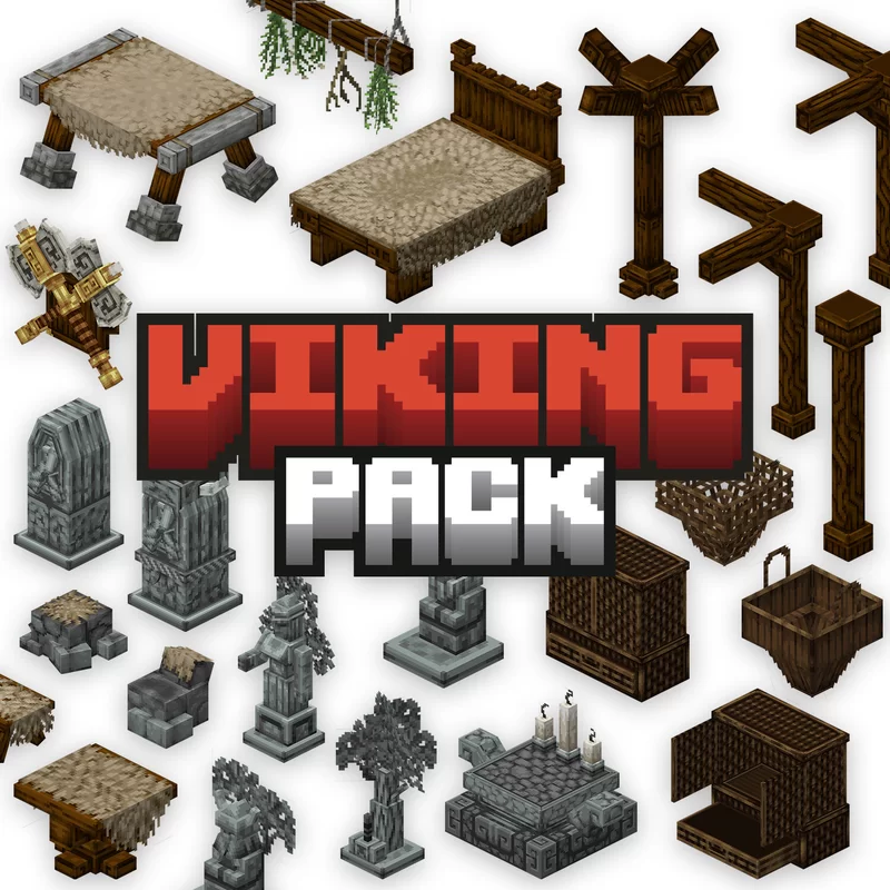 Viking Furniture Volume 2 Minecraft Texture Pack