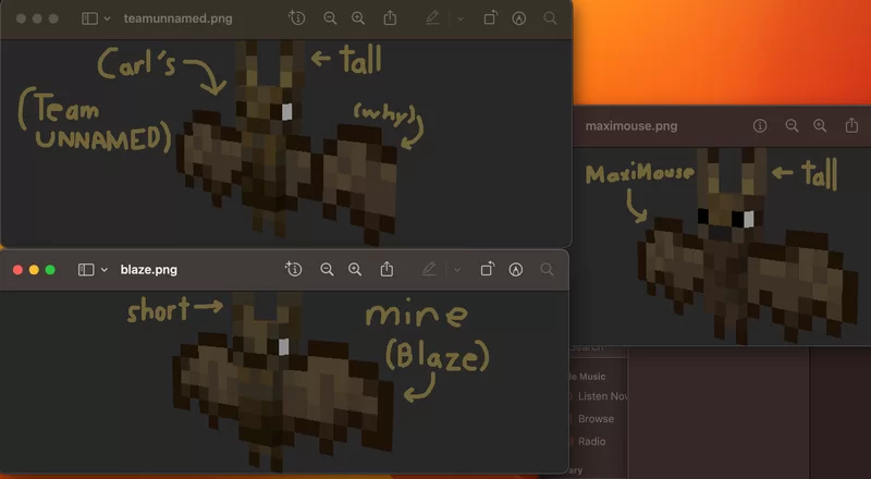 Modern Legacy Bat Minecraft Texture Pack