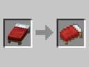 Modern 2D Bed Items Minecraft Texture Pack