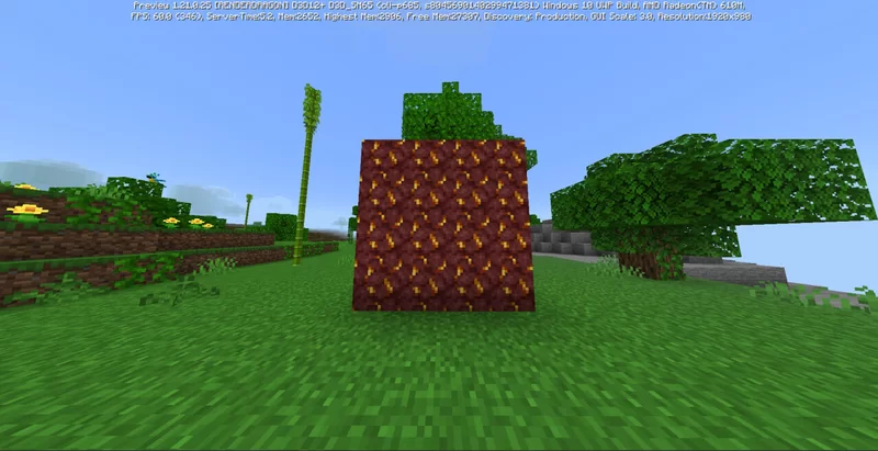 Old Nether Gold Ore | Bedrock Edition Minecraft Texture Pack
