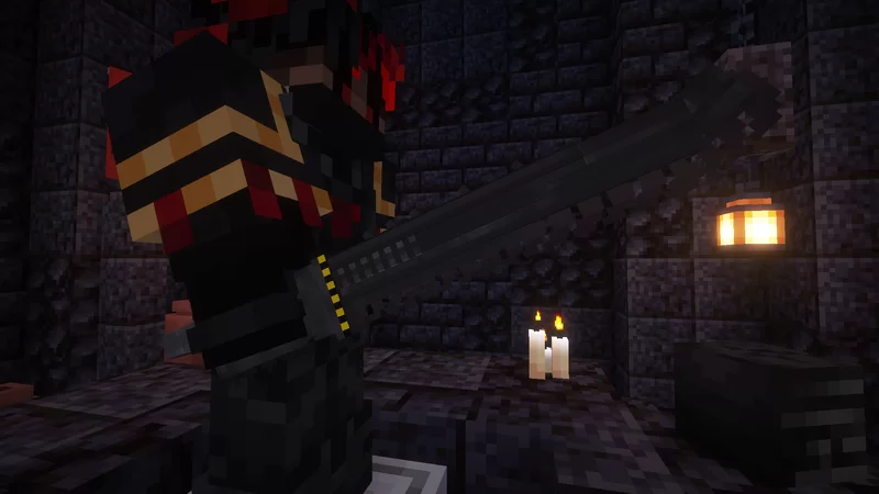 Chainsword из Warhammer 40,000 Minecraft Texture Pack