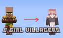 E-Girls Villagers Minecraft Texture Pack
