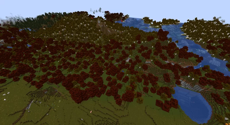 Autumn Trees and Leaves Minecraft Texture Pack