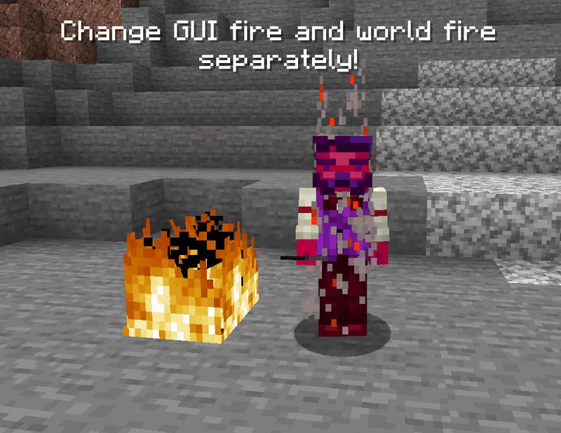 PixPerfect's GUI Fire (No Optifine) Minecraft Texture Pack