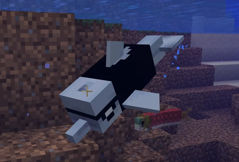 Secret agent dolphin! Minecraft Texture Pack