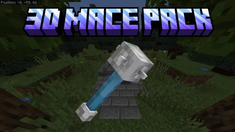 3d Mace Pack For Minecraft Bedrock Minecraft Texture Pack