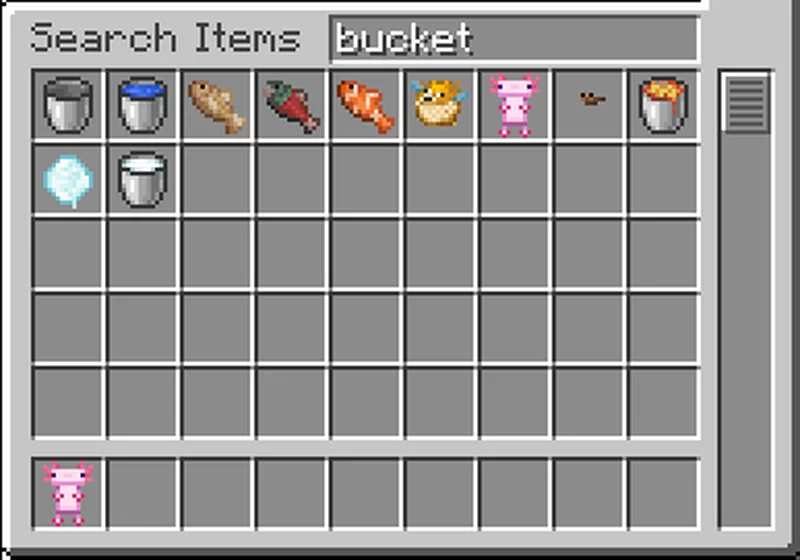Invisible Buckets Minecraft Texture Pack