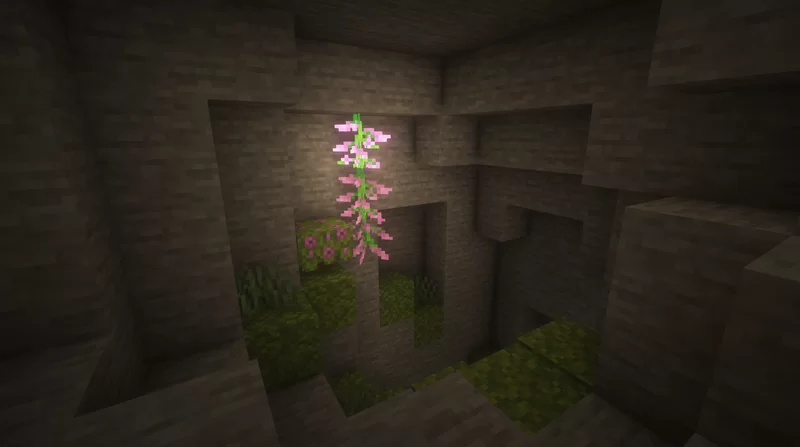 Lilac Glow Berries Minecraft Texture Pack