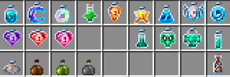 Aki Potions Pack 1.21 MCBE Minecraft Texture Pack