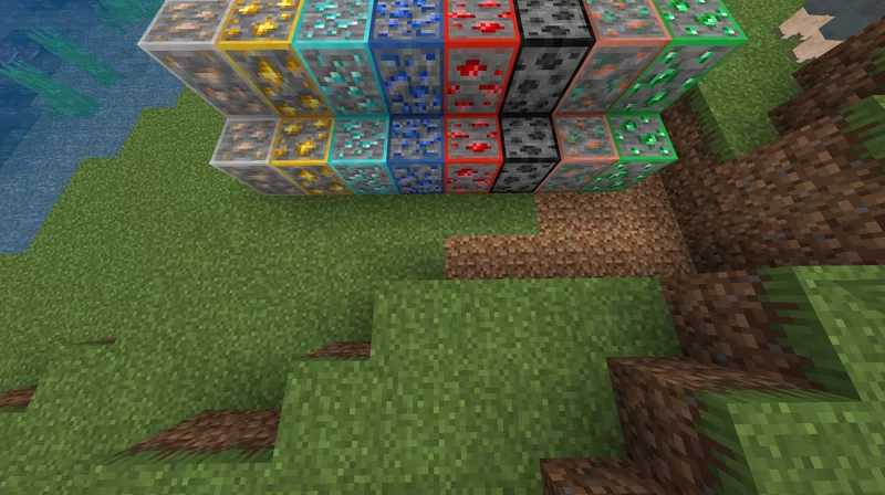 Bedrock Ore Borders Minecraft Texture Pack