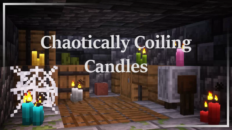 Chaotically Coiling Candles | Rotating Candles Stand-Alone Minecraft ...