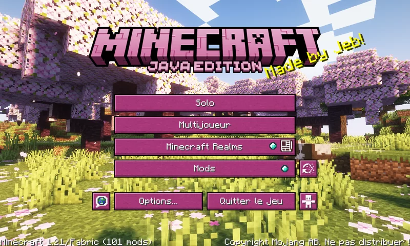 Cherry Blossom GUI Minecraft Texture Pack