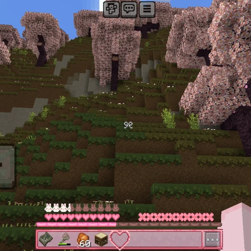Bunny Cute Hotbar ₊˚⊹♡ Minecraft Texture Pack
