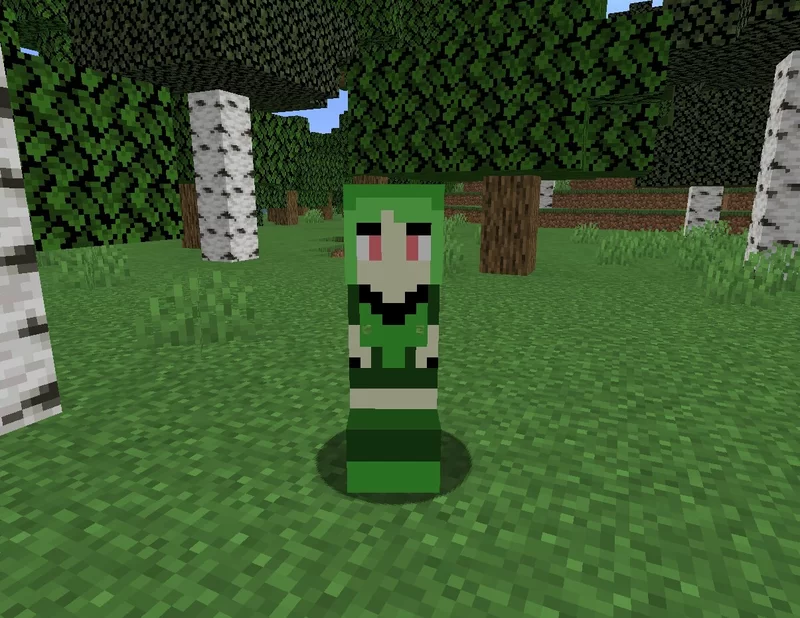 Creeper Girl Texture Pack Minecraft Texture Pack