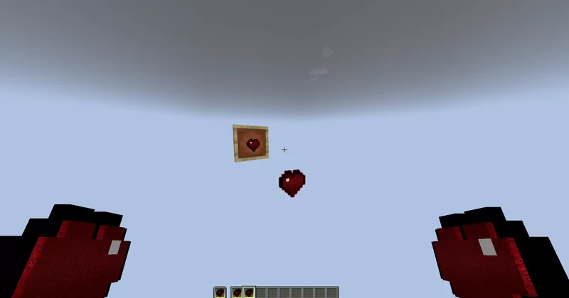 Velvet 3D Heart Totem Minecraft Texture Pack